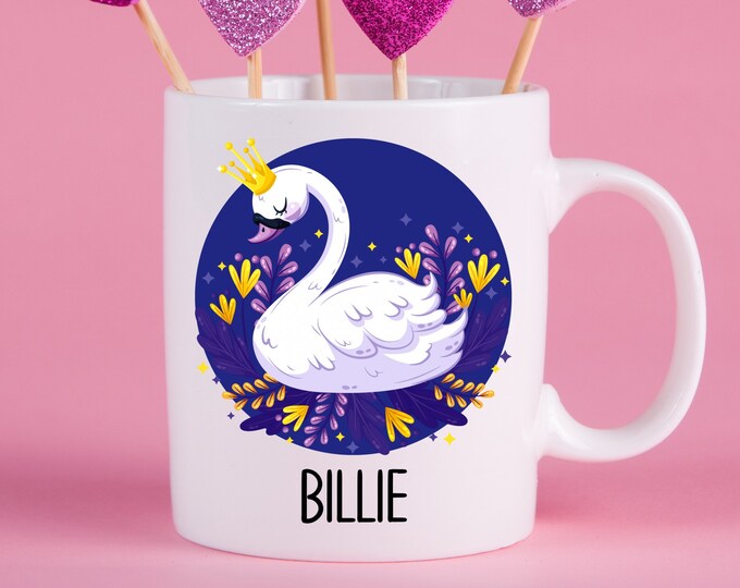 Funny Swan Mug Swan Coffee Mug Cool Swan Gift Swan Lover Present Swan ...