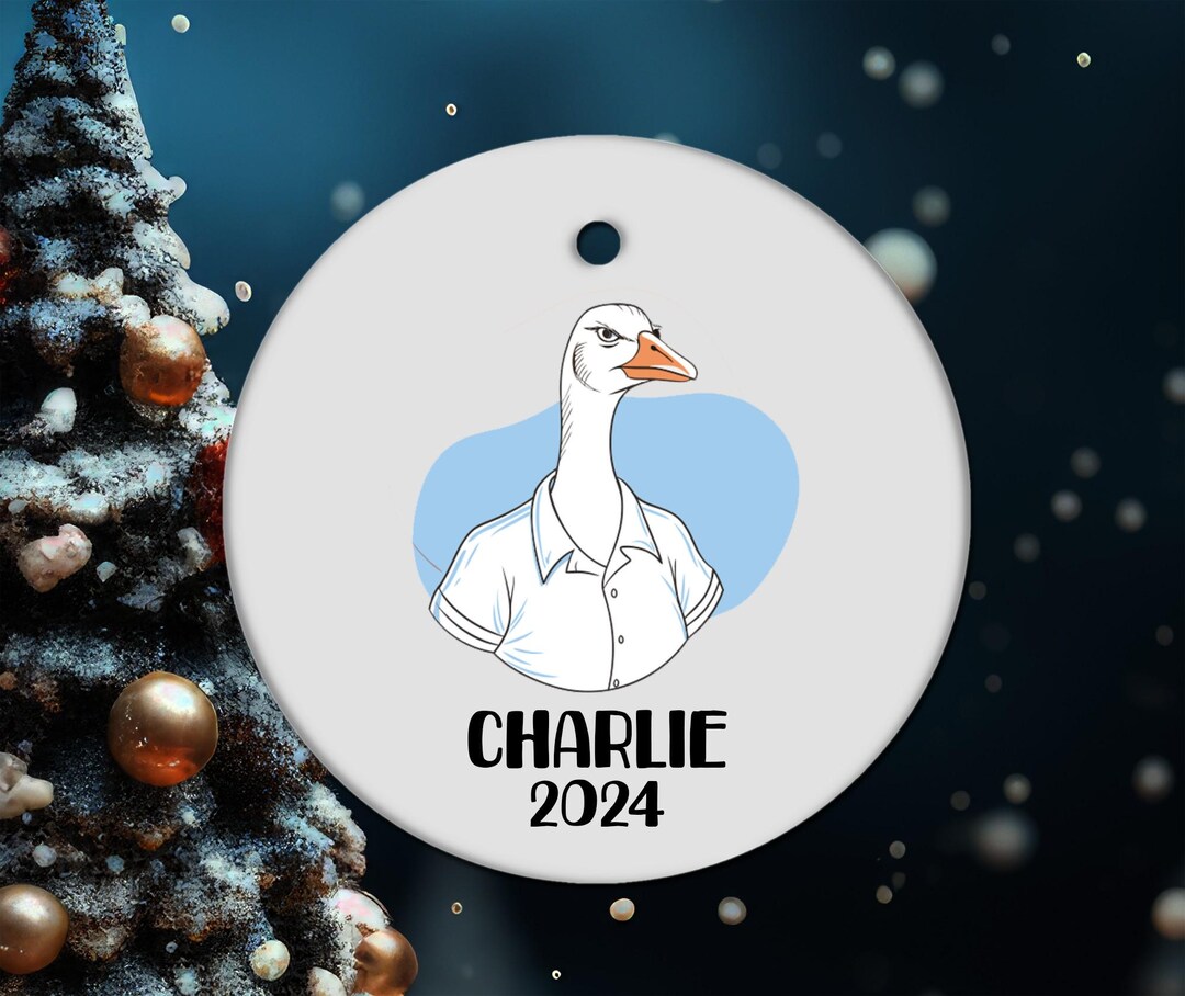 Goose Ornament, Goose Gift, Goose Present, Christmas Tree Decor AA83 - Etsy