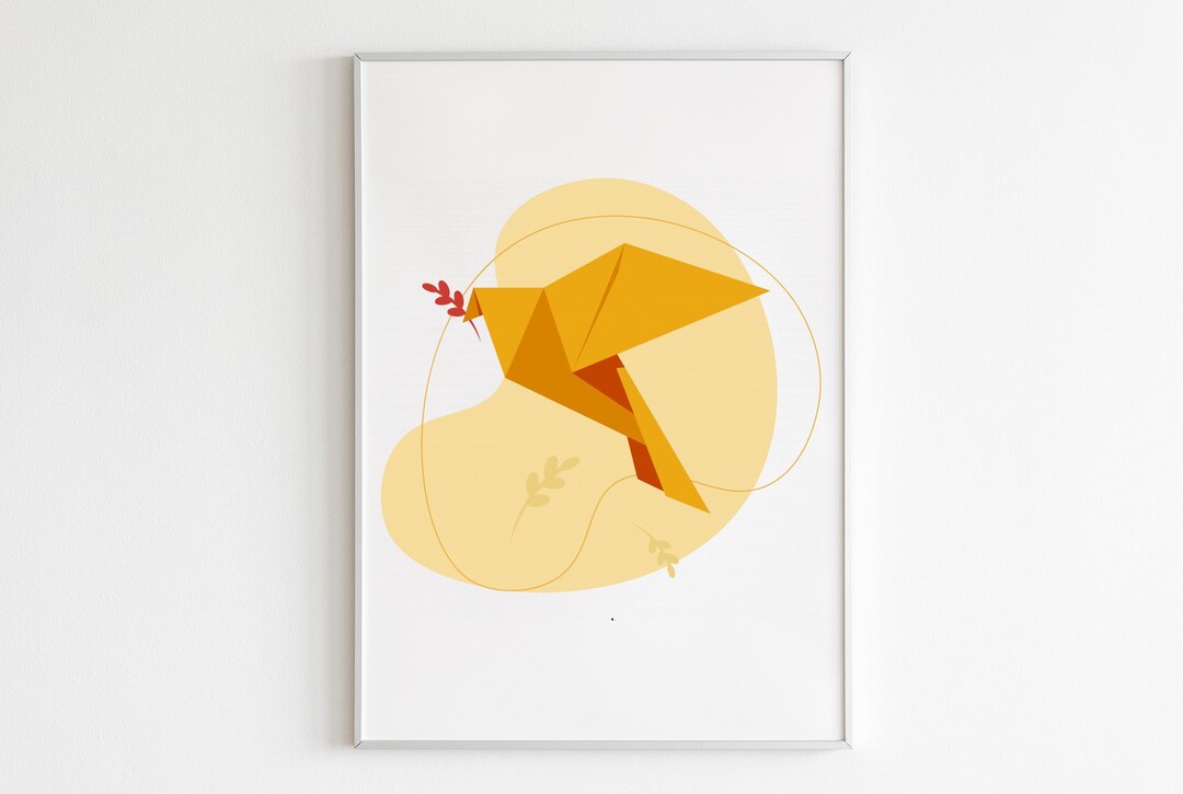 Origami Poster, Origami Gift Ideas, Origami Present, Origami Wall Art ...