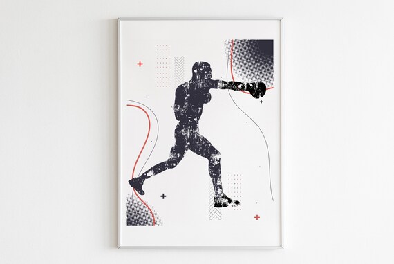 Boxing Poster Boxing Gift Ideas Boxing Present Boxing Wall | Etsy