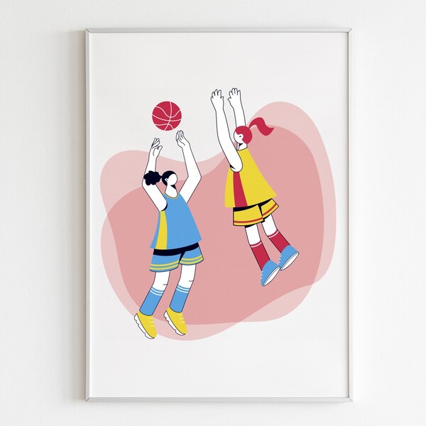 Netball Poster - Etsy