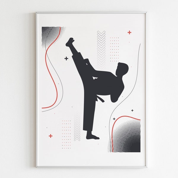 Taekwondo Poster - Etsy