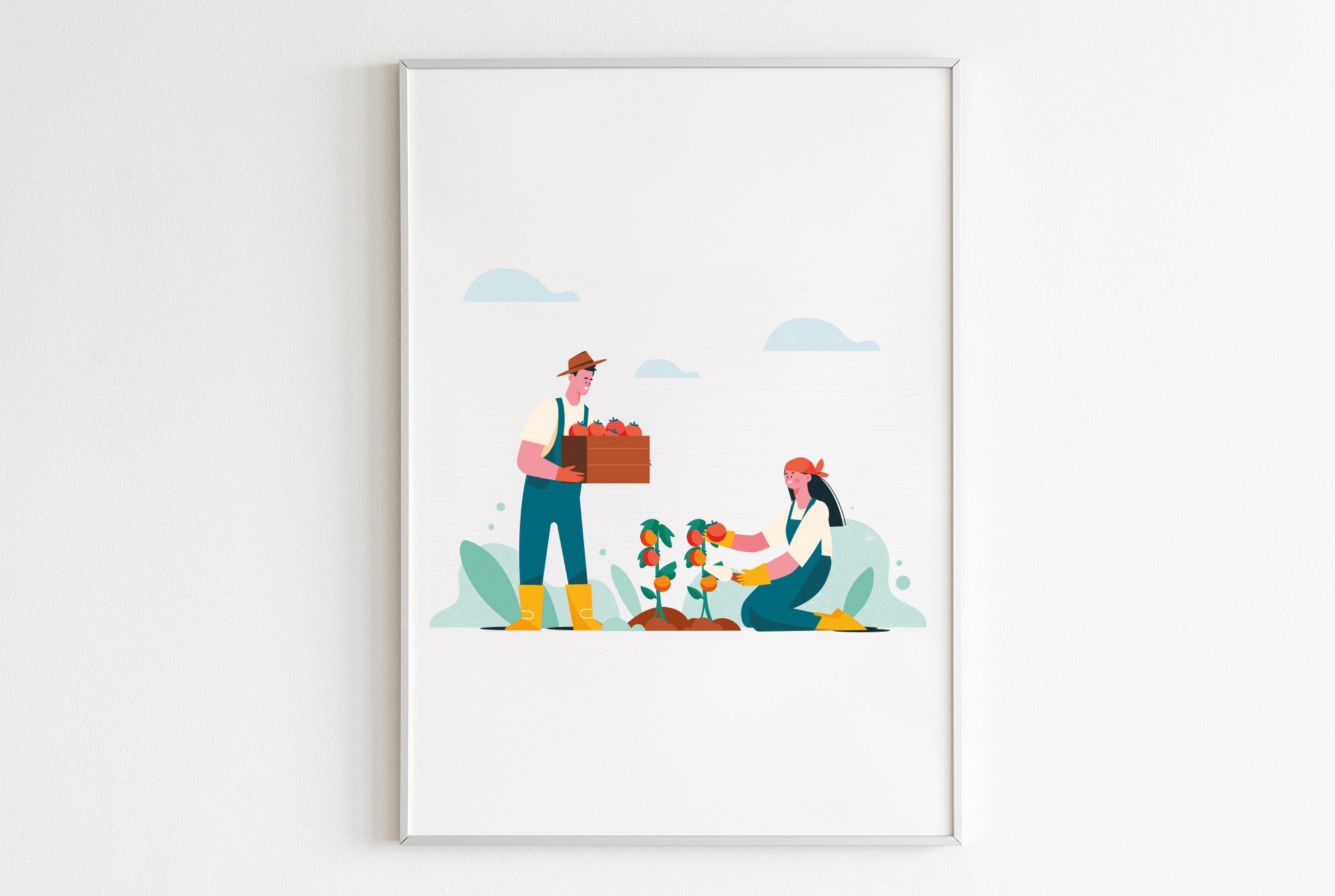 Farming Poster, Farming Gift Ideas, Farming Present, Farming Wall Art ...