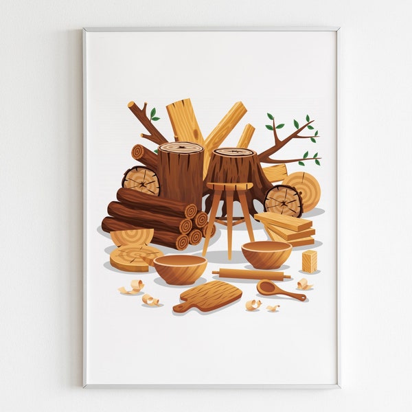 Woodworking Poster - Etsy