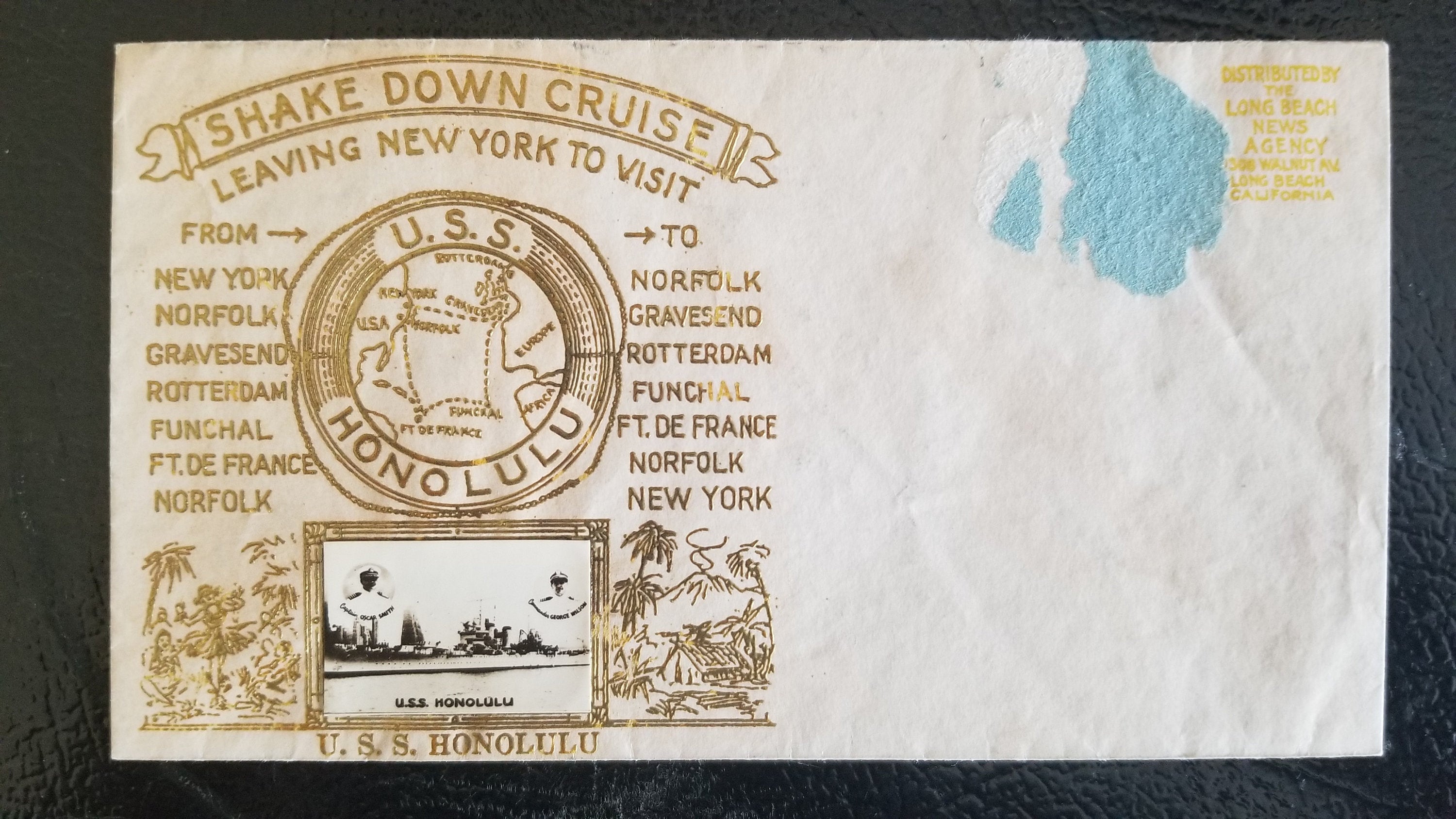 US Military Letter.. One of a Kind Military Vintage Envelope From ...
