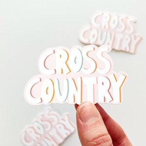 Cross Country Sticker XC Stickers Runner Stickers Run - Etsy