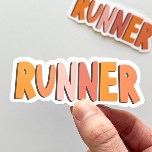 Runner Sticker Running Sticker Track Stickers XC Stickers | Etsy
