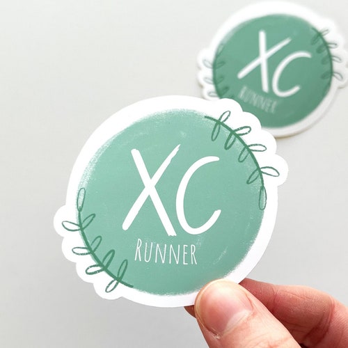 Cross Country Sticker XC Stickers Runner Stickers Run - Etsy