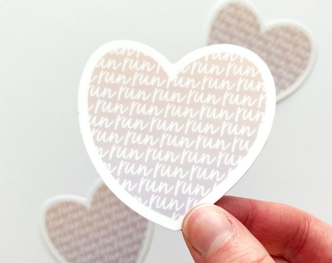 Run Sticker, Running Sticker, Track Stickers, XC Stickers, Cross ...