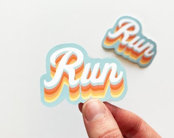 Run Sticker, Running Sticker, Track Stickers, XC Stickers, Cross ...