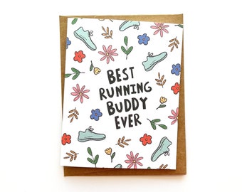 Runner Birthday Card | Etsy