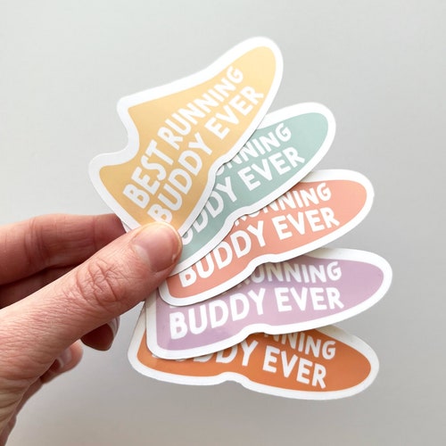 Runny Buddy Sticker Pack 5 Running Buddies Running Gifts - Etsy