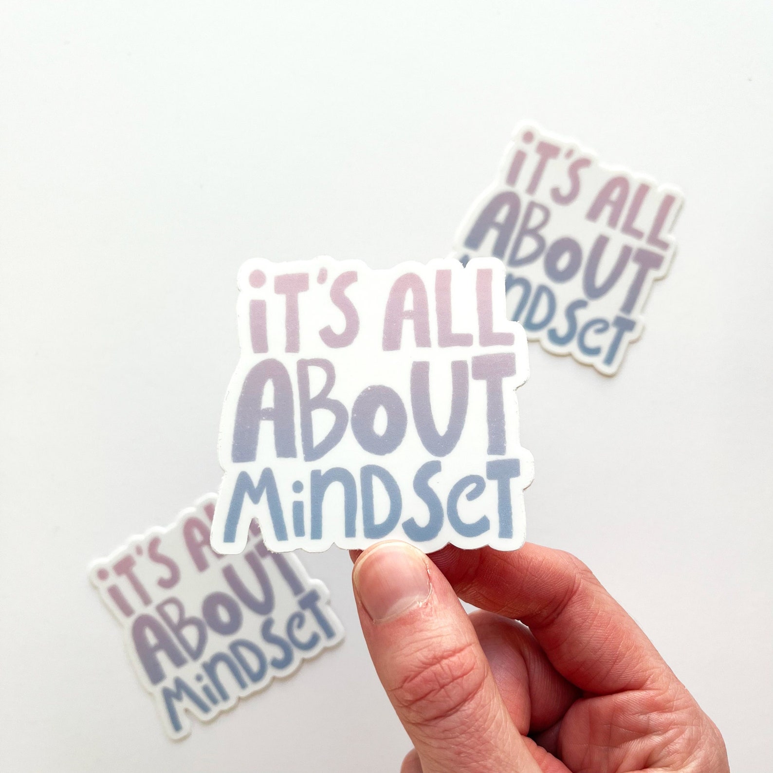 Mindset Quote Sticker, Positive Stickers, Quote Stickers, Runner ...