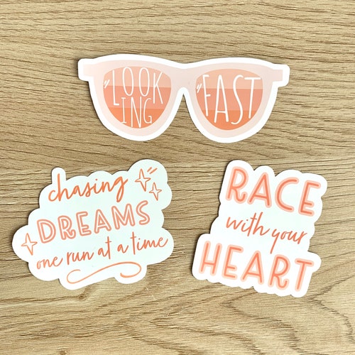 Runner Sticker Pack Running Stickers Runner Gift Run - Etsy