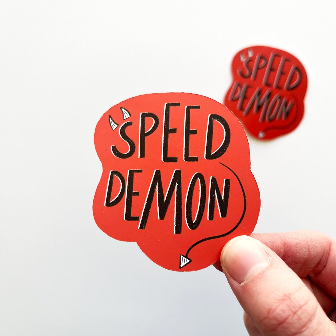 Speed Demon Sticker, Runner Stickers, Track Runner Stickers, Gift for ...