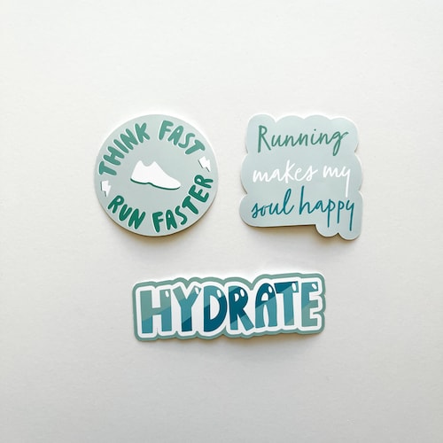 Runner Sticker Pack Running Stickers Runner Gift Run - Etsy