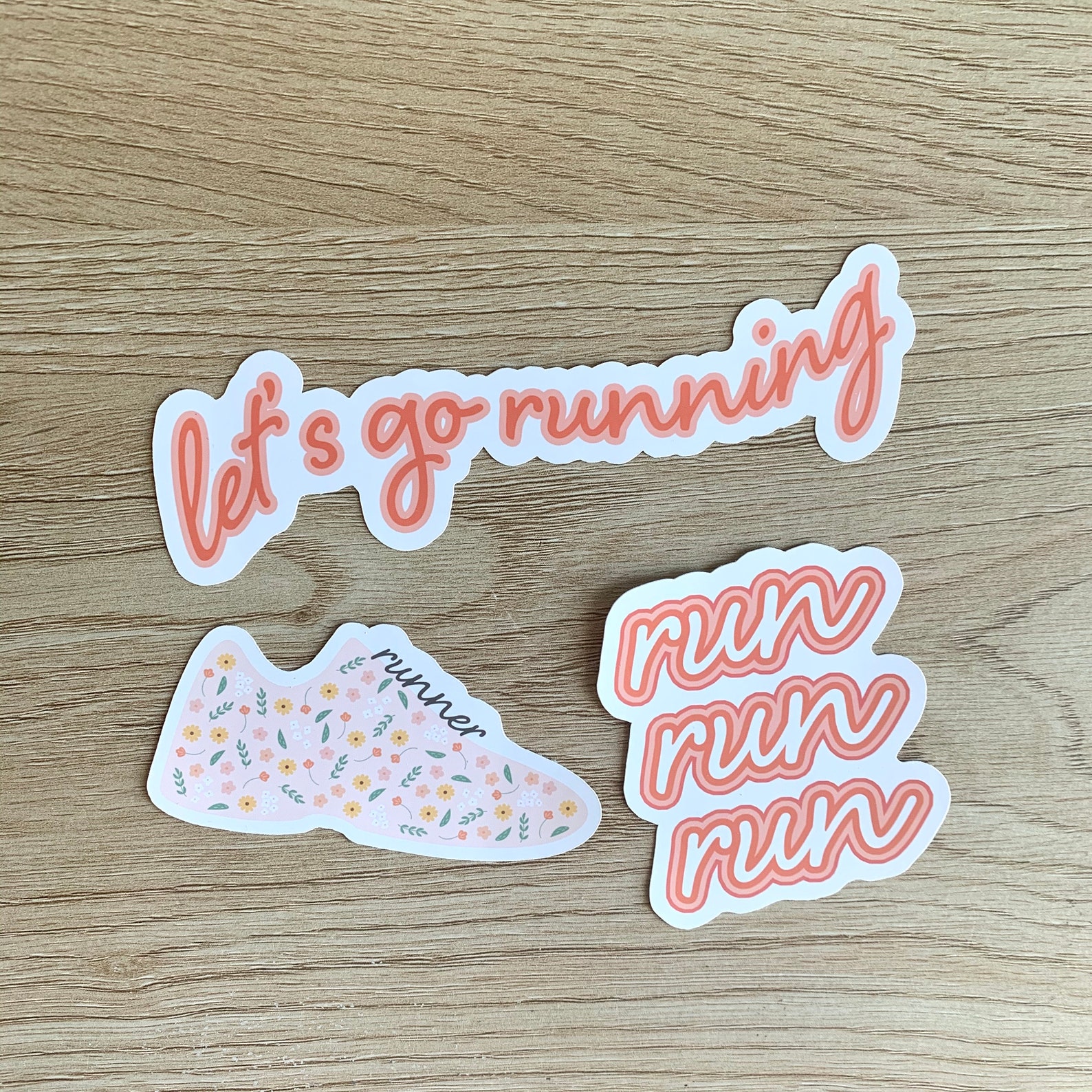 Runner Sticker Pack Running Stickers Runner Gift Run | Etsy