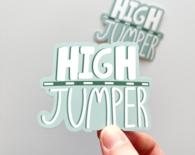 High Jump Sticker, High Jumper, Track and Field, Jumper Sticker, Track ...