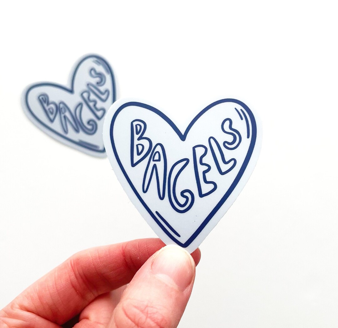 Bagels Sticker, Love Bagels, Bagel Lover, Runner Stickers, Cute Bagel ...