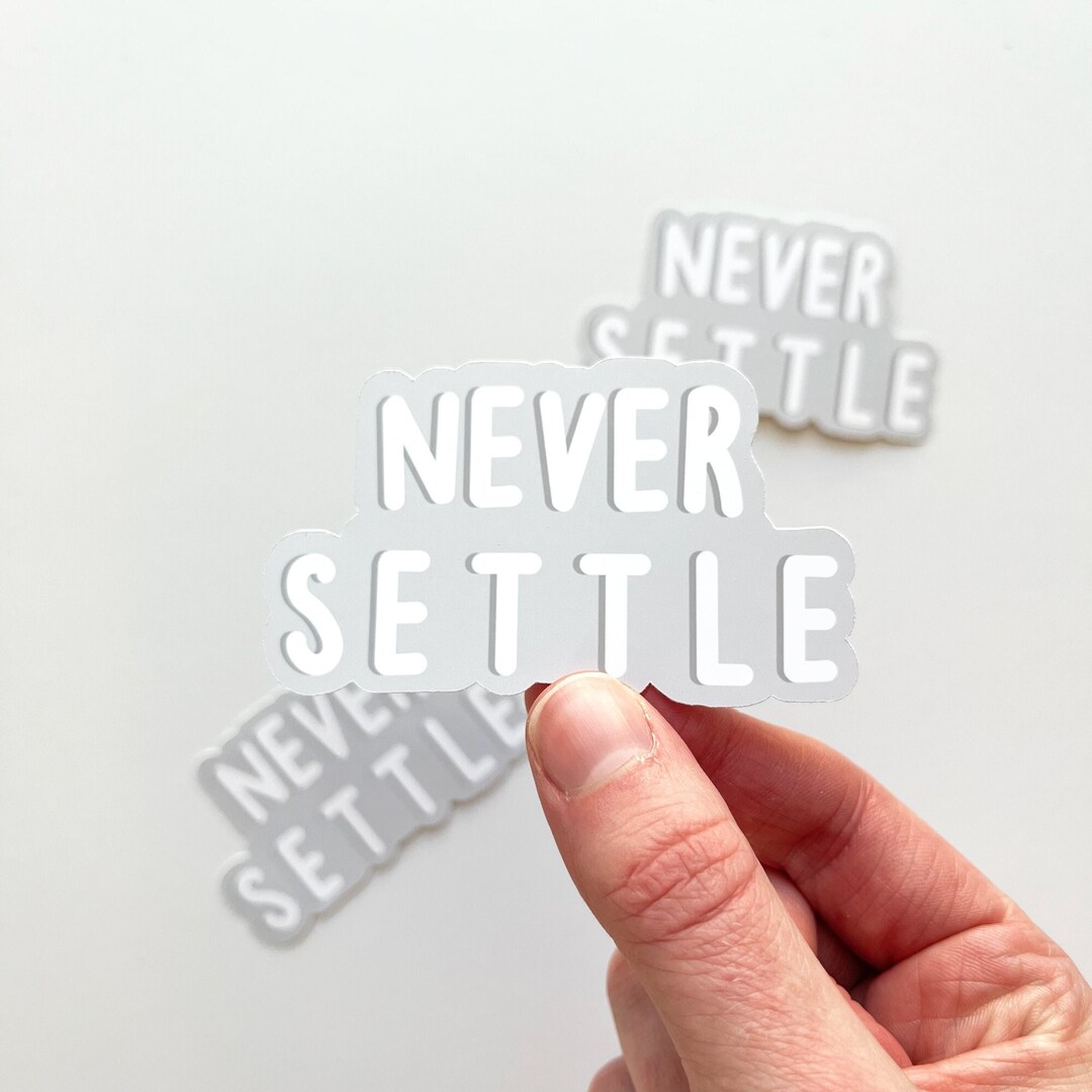 Never Settle, Track and Field Sticker, Track Stickers, Runner Sticker ...