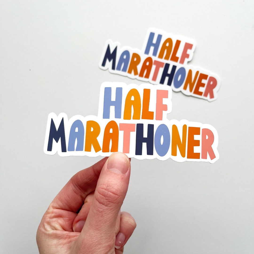 Half Marathoner Sticker, Marathon Runner, Marathon Gift, Runner ...