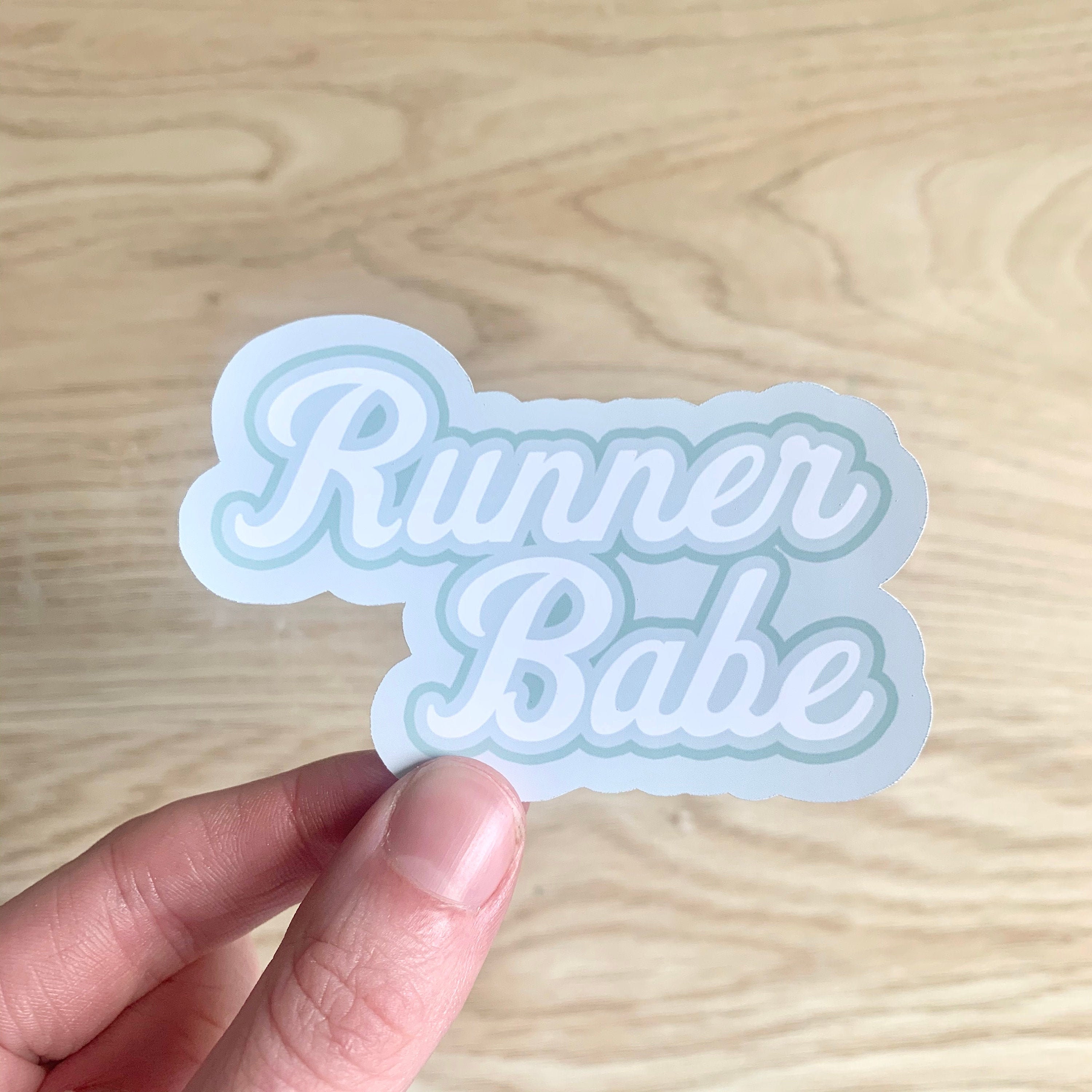 Runner Babe Sticker Track Stickers Track and Field Running | Etsy
