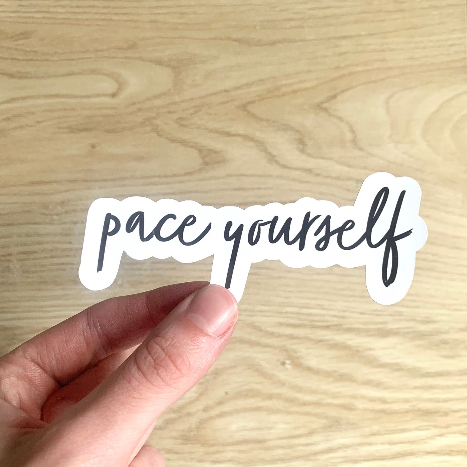 Pace Yourself Sticker Track and Field Sticker Track | Etsy