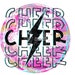 CHEER Sublimation PNG Lightning Bolt Strike Sublimation Designs ...