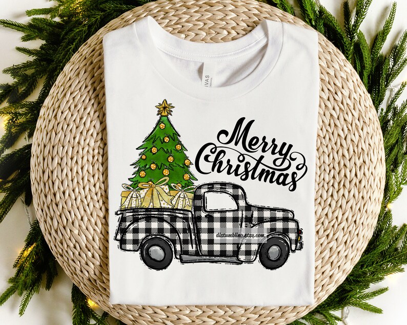 Christmas Truck Sublimation Designs Christmas Sublimation - Etsy