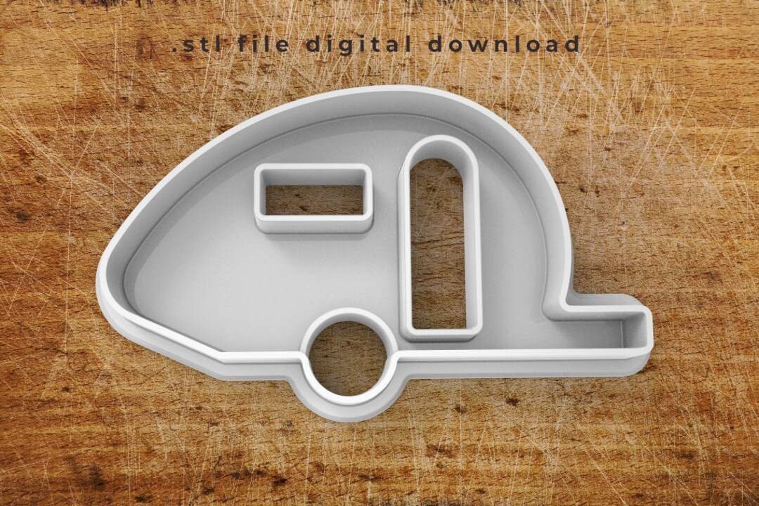 Camper Cookie Cutter STL File - Etsy