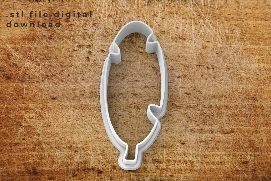 Feather Cookie Cutter STL File - Etsy