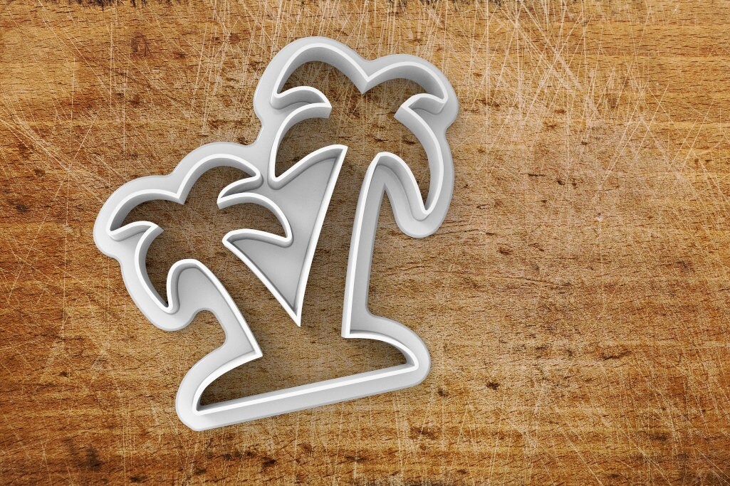 Palm Tree Cookie Cutter STL file | Etsy