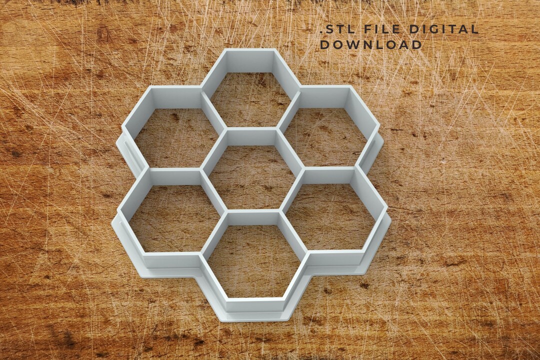 Honeycomb Cookie Cutter STL File. - Etsy