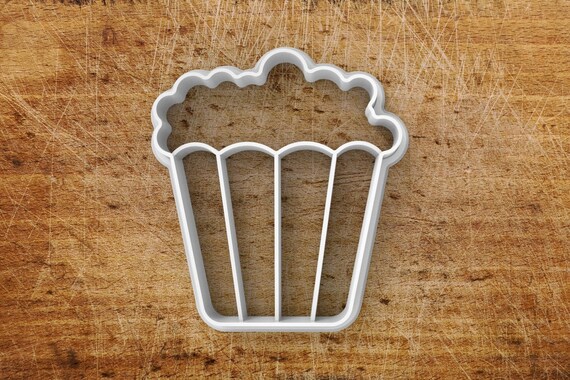 Popcorn Cookie Cutter STL-Datei | Etsy