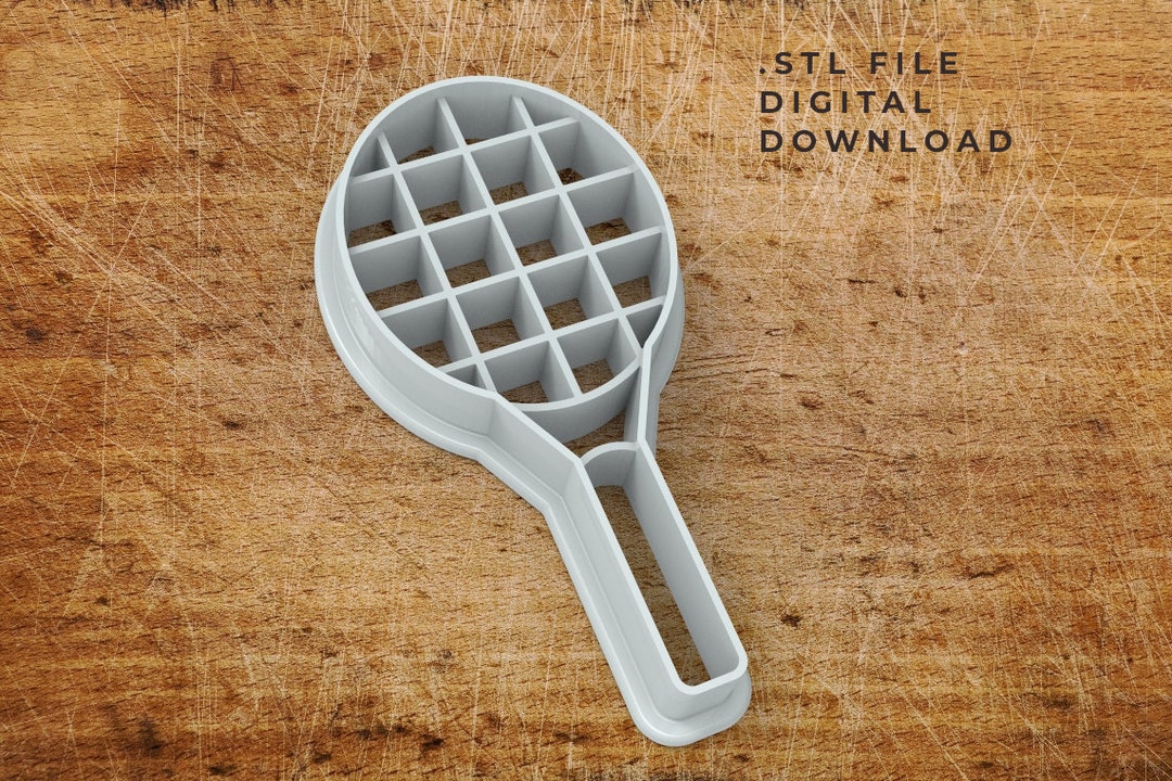 Tennis Racket Cookie Cutter STL File - Etsy
