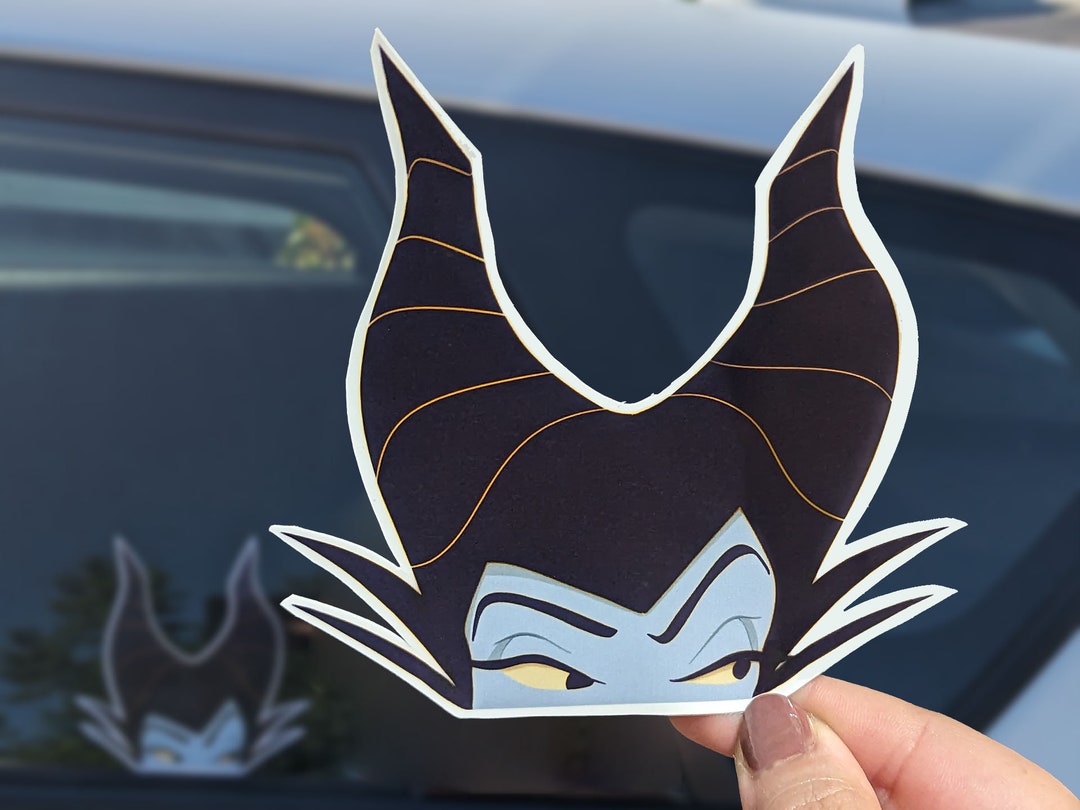Maleficent Villains Car Sticker Decal | Sleeping Beauty Waterproof ...