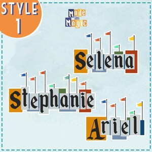 Custom Personalized Sticker Name | Disneyland Classic Logo-inspired ...