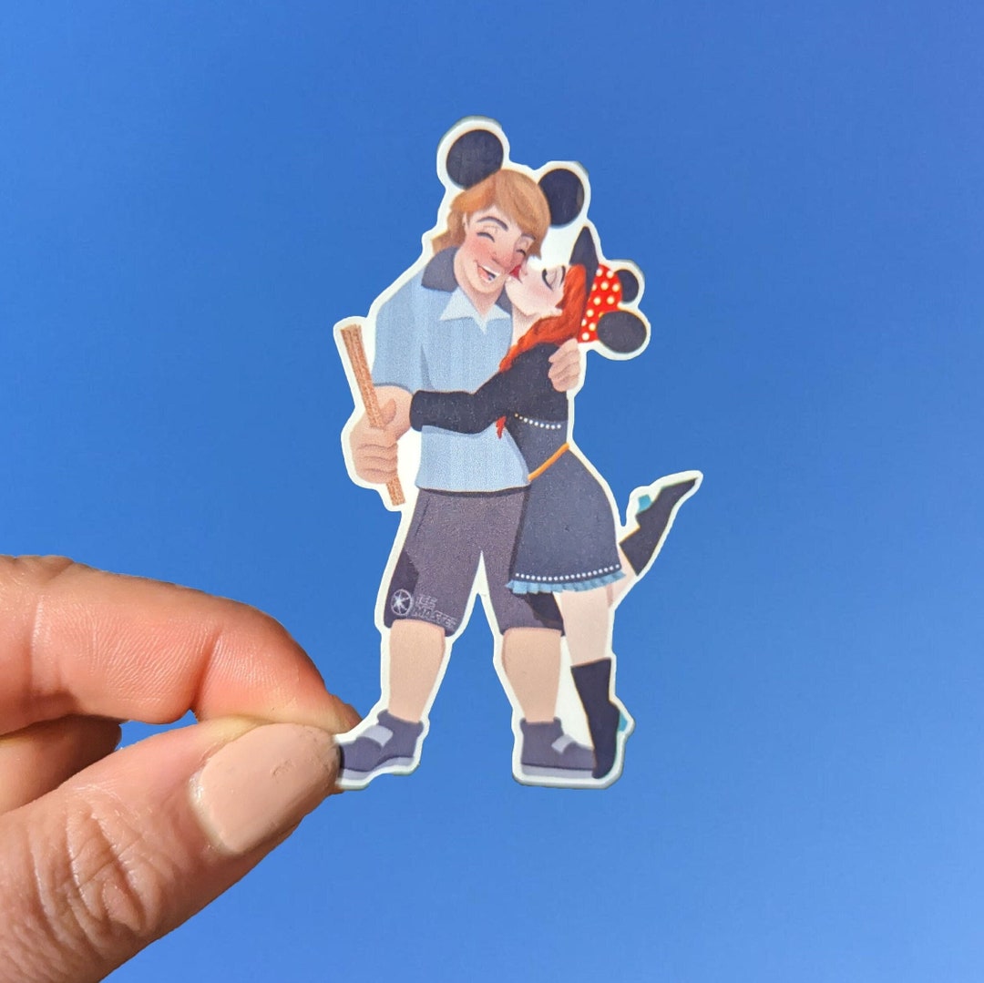 Sweethearts at the Park | Anna & Kristoff | Waterproof Vinyl Die Cut ...