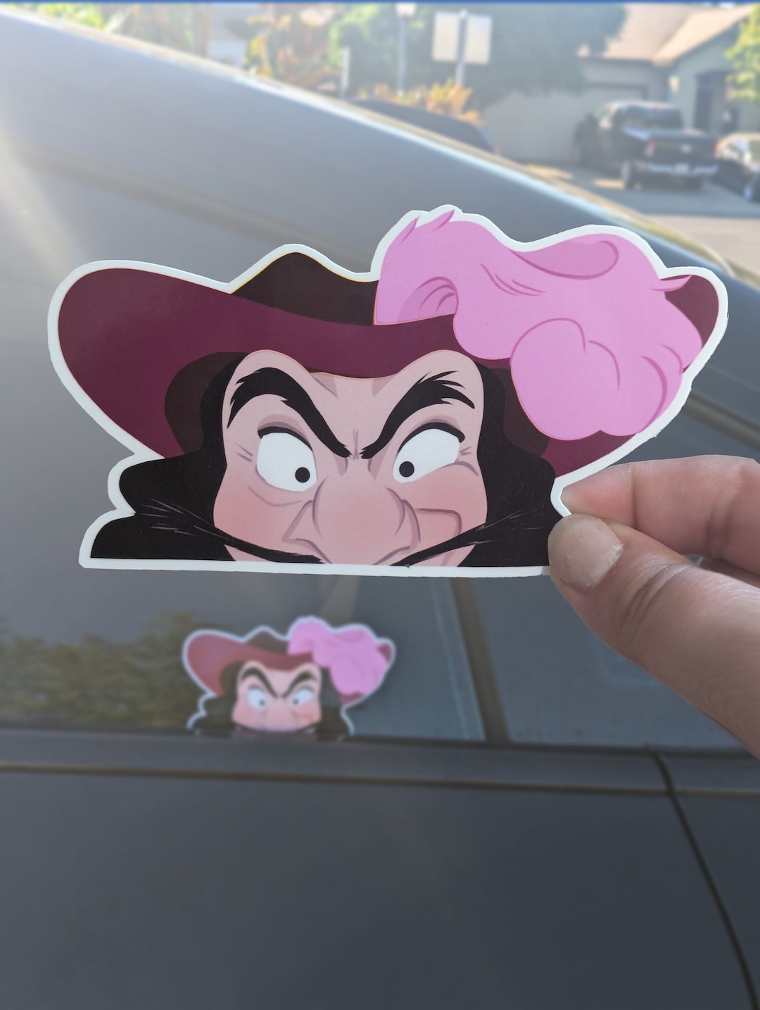 Captain Hook Villains Car Sticker Decal | Peter Pan Waterproof Vinyl ...