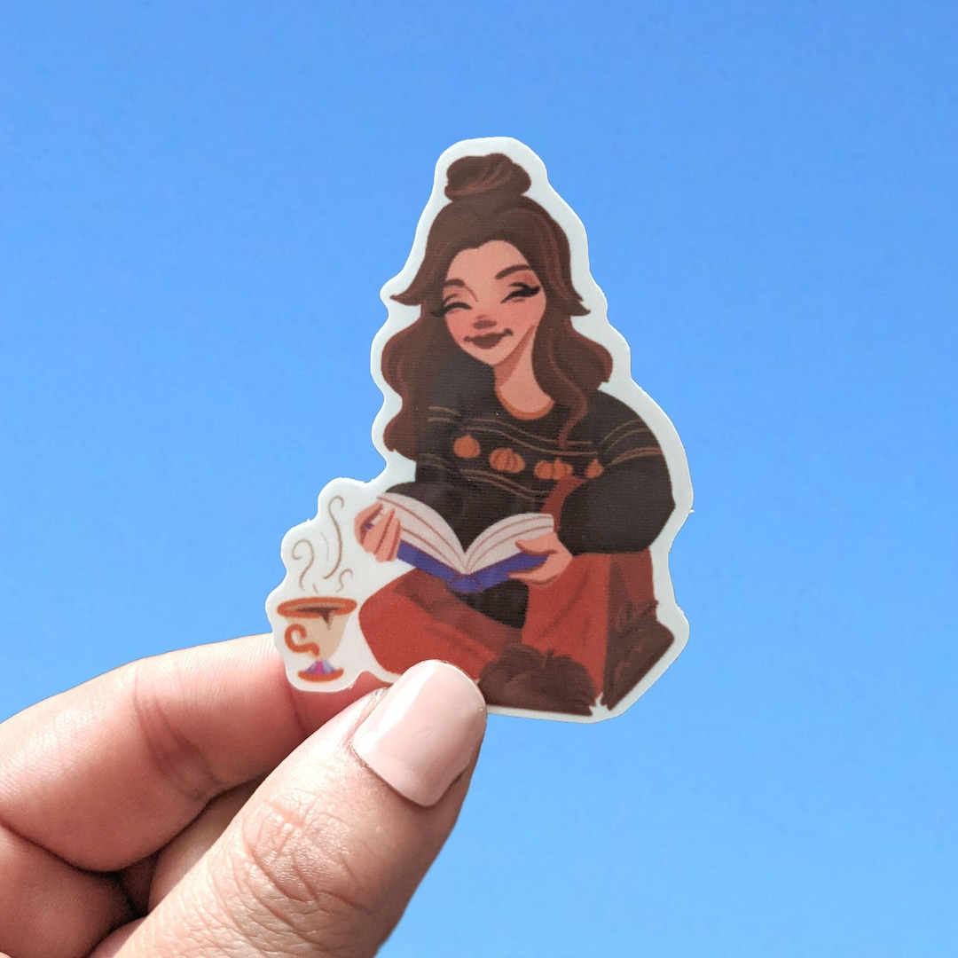 Belle Beauty and the Beast Fall Autumn | Waterproof Vinyl Disney Die ...