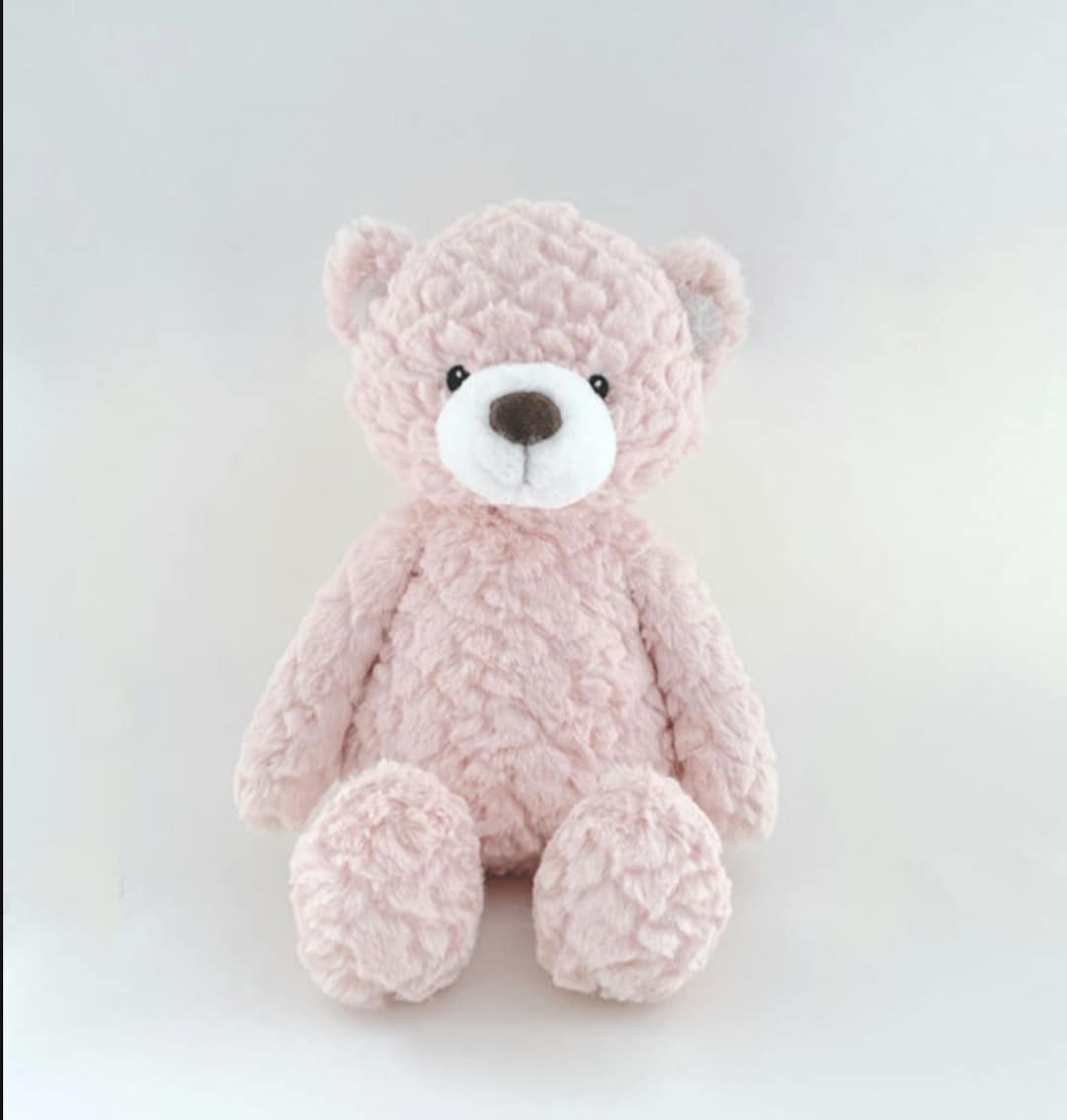Pink Teddy Bear: Personalization Option, Plush, Stuffed Animal, Baby ...