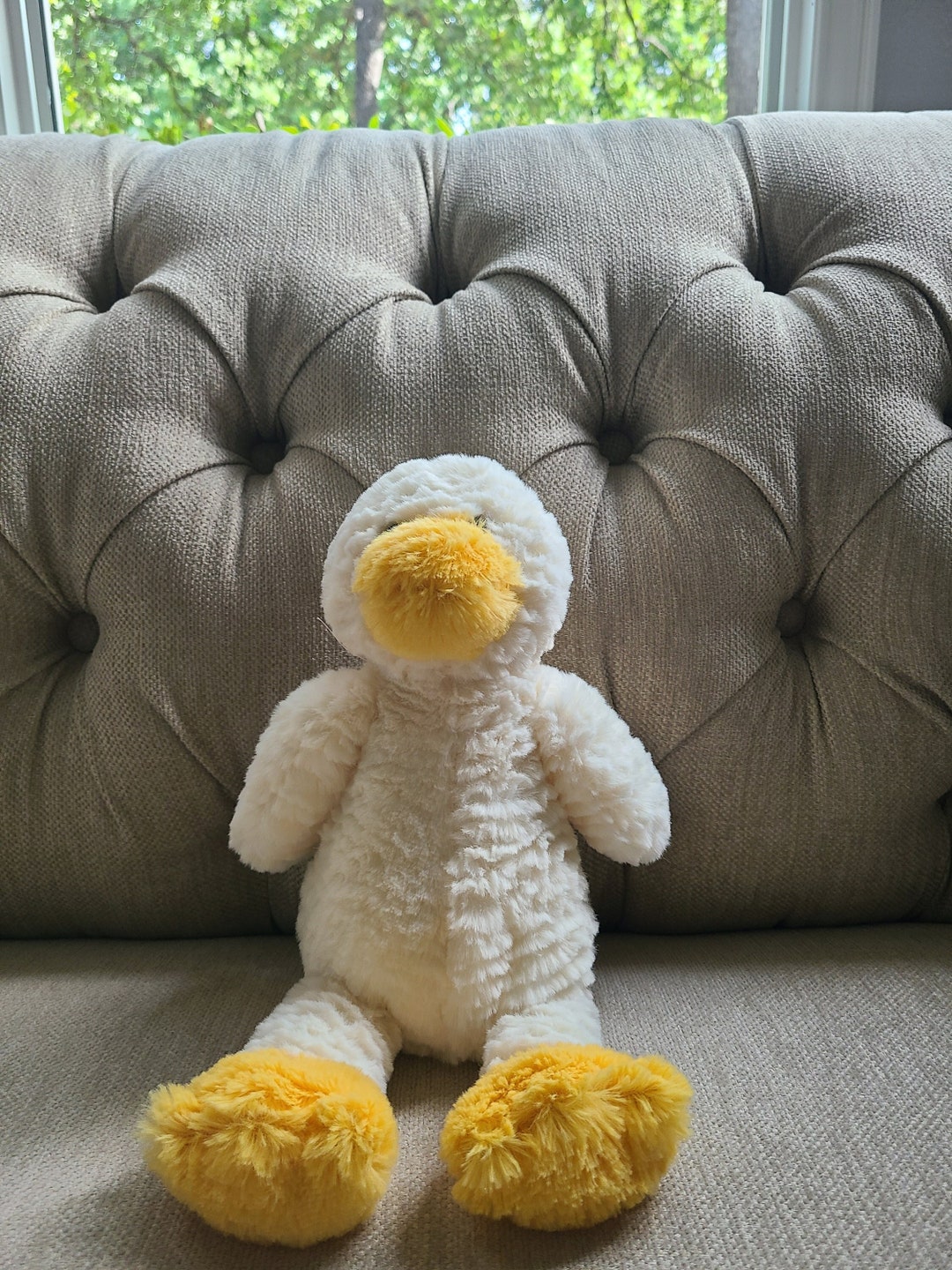 White Plush Duck EXCLUSIVE: Personalized Option Stuffed - Etsy