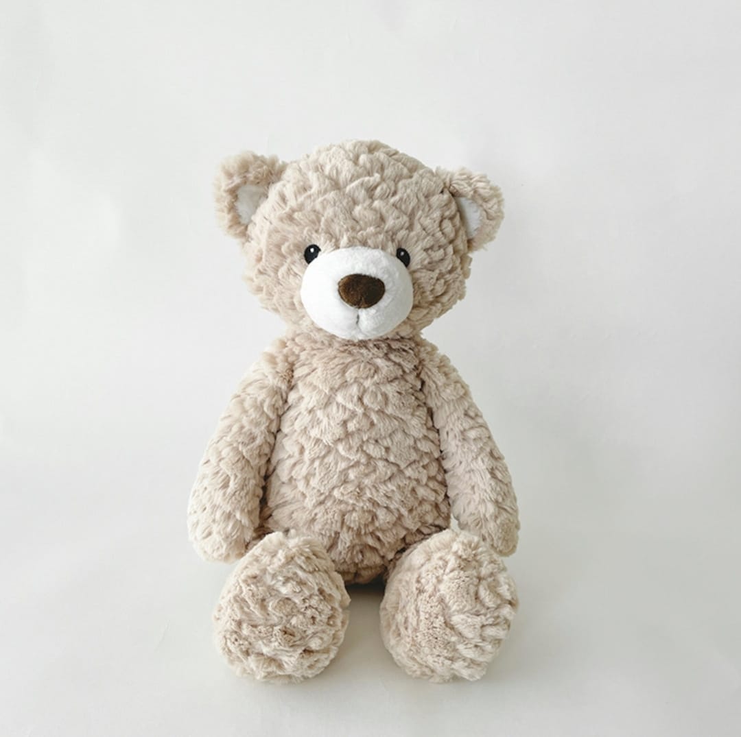 Beige Teddy Bear | Embroidered Eyes | Personalization Option | Sweater ...