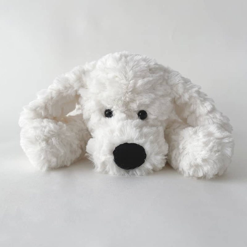 White Dog Stuffed Toy - Etsy
