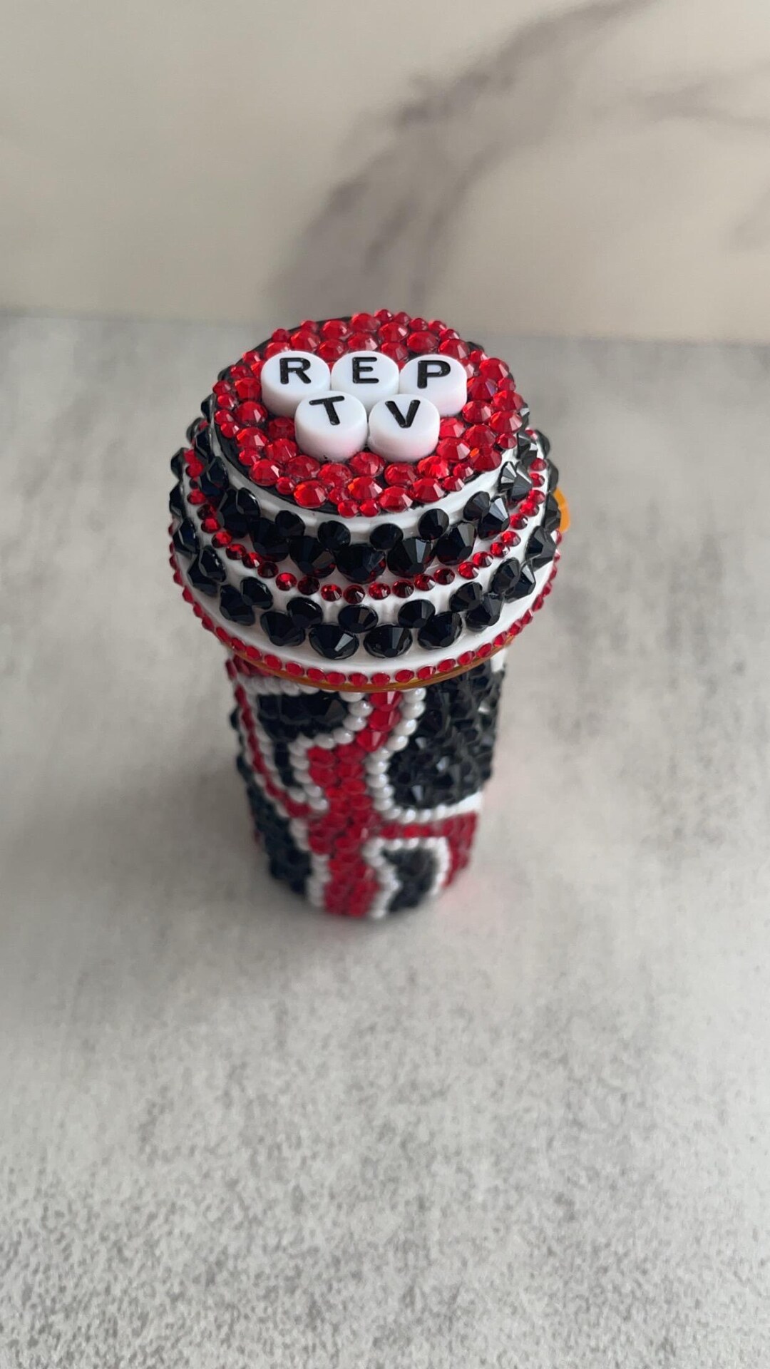 Reputation Pill Jar | Bedazzled Pill Jar | Pill Container | Stash Jar ...