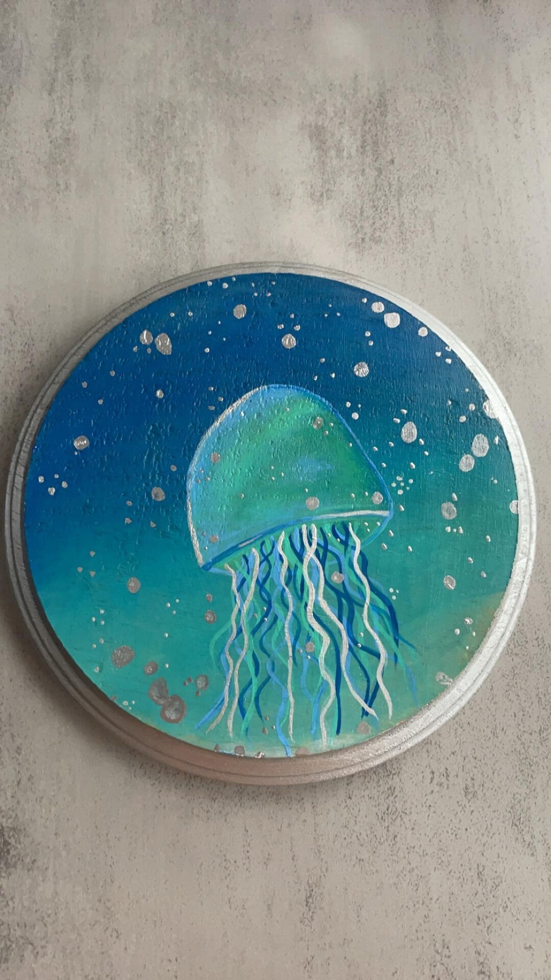 Jellyfish Painting | Jellyfish Art | Ocean Art | Ocean Painting ...