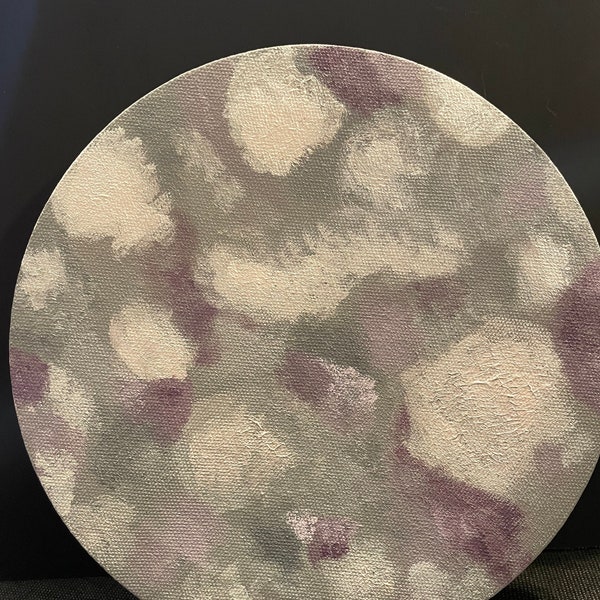 Round Full Moon Wall Art - Etsy