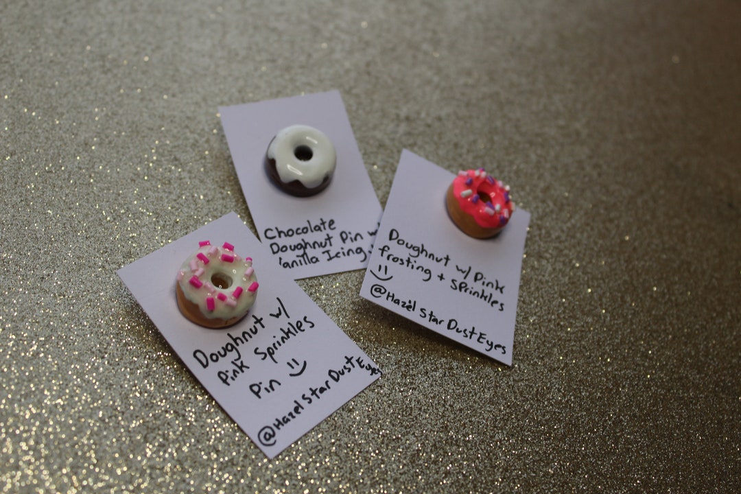 Donut Pin Donut Accessories Cute Food Pins Bag Pins Backpack Pins Bag ...