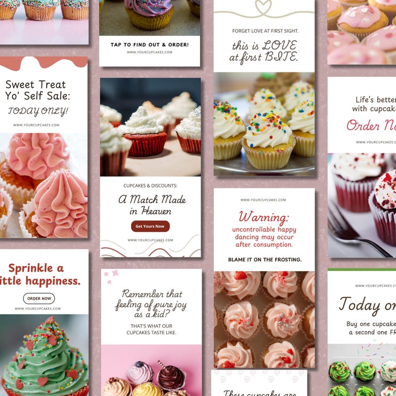 Bakery Instagram Post Templates Bakery Instagram Story Templates Cake ...