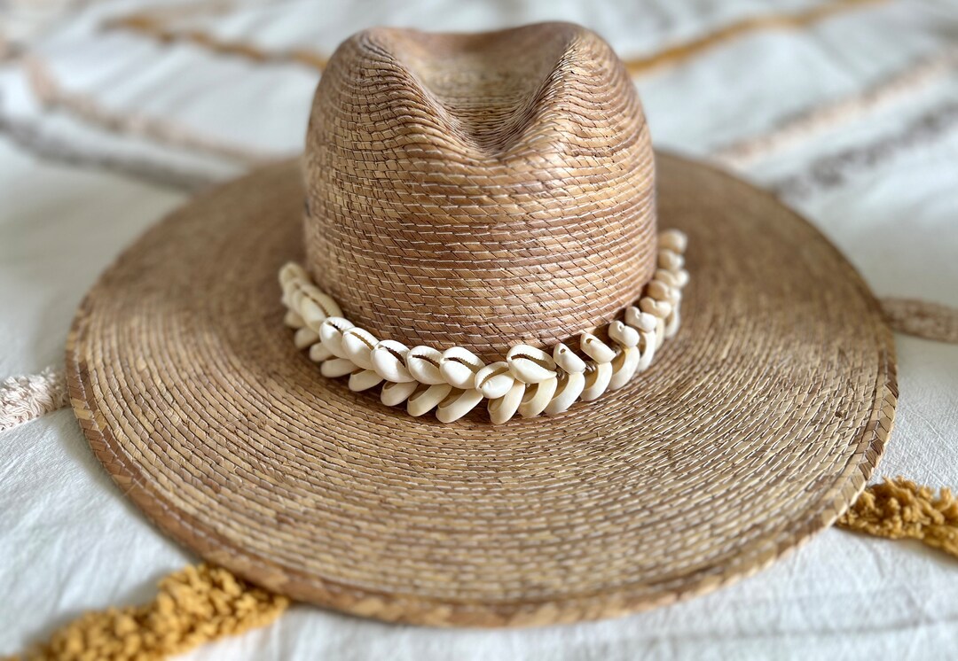 Hat Made in Mexico, Hat Wit Shells, Style Tulum, Alchemist, Tribal ...